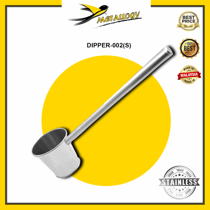 Metallogy Durable Stainless Steel Water Ladle Water Dipper/ Air Dipper ...