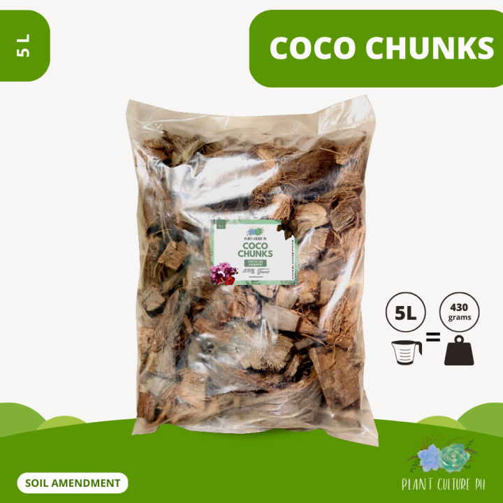 Coco Chunks 5Liters (Approx. 430g) by Plant Culture PH | Lazada PH