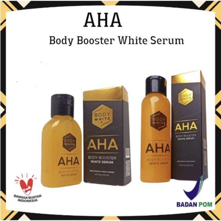 BODY WHITE AHA Body Booster White Serum 30ml / 100ml | Lazada Indonesia