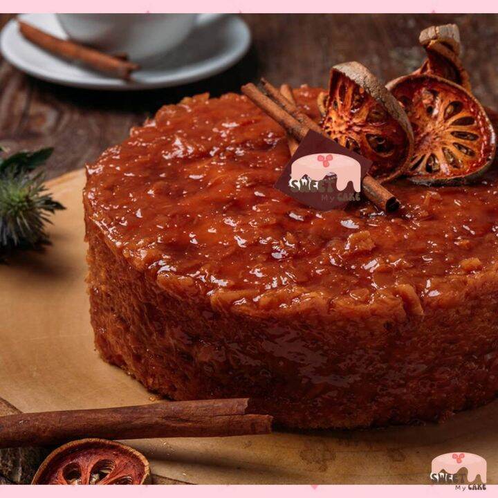 🎂 MATOOM CAKE เค้กเนย เนื้อนุ่มผสมมะตูมเชื่อม สลับชั้นและแต่งหน้าด้วย ...