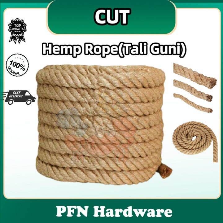 💥 Ready Stock💥 Hemp Rope (Tali Guni) 4mm - 10mm, 16mm,18mm 22mm 24mm ...