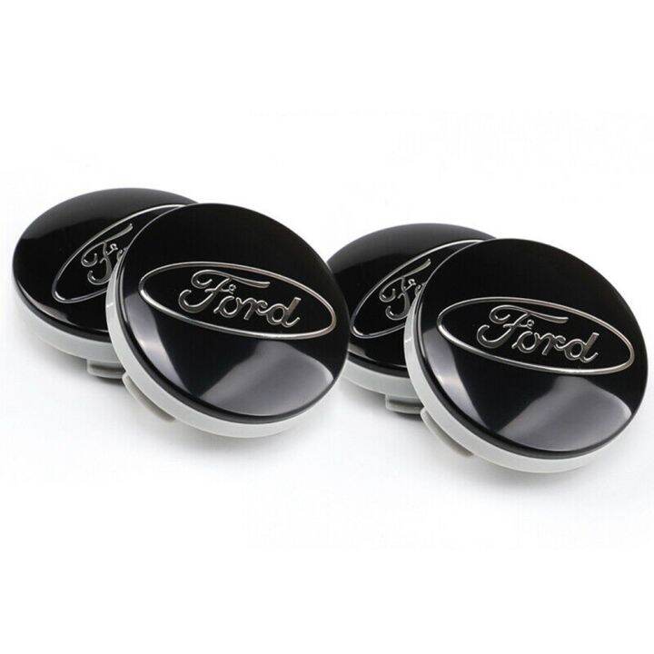 LCX 4 Pcs Alloy Wheel Centre Cap 54mm Black for Ford Focus Estate ...