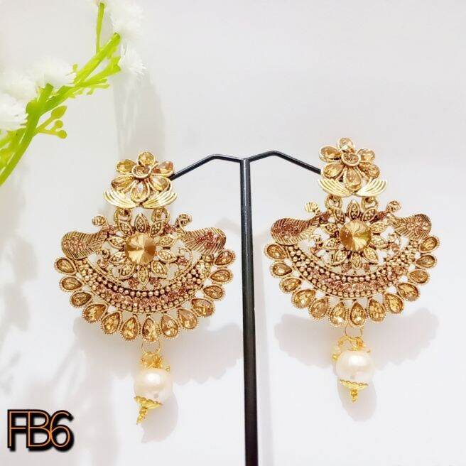 Anting India Motif Gold | Lazada Indonesia