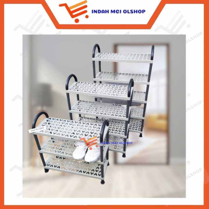 RAK SEPATU 3 SUSUN / RAK SEPATU SUSUN PLASTIK SERBAGUNA | Lazada Indonesia