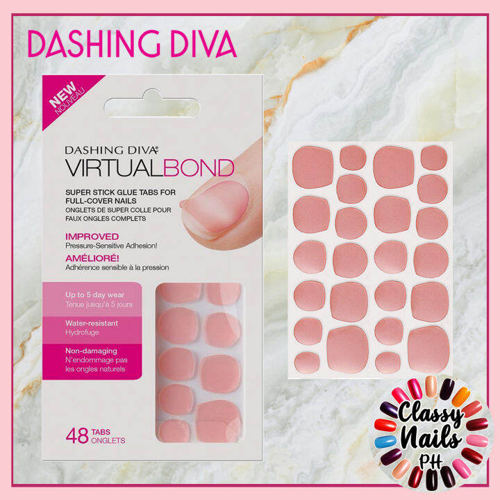 Dashing Diva • Virtual Bond Adhesive Tabs for Artificial Faux Nails ...