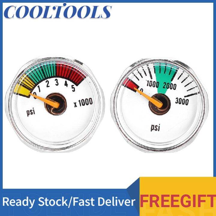 【READY STOCK】 Cooltools 3000psi 5000psi 18NPT Micro Mini Gauge ...