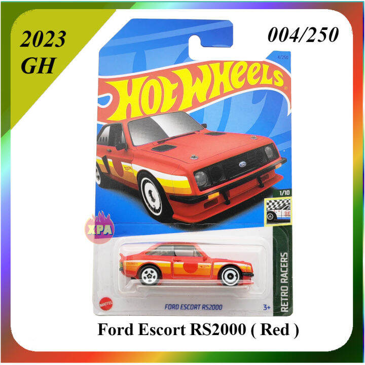 Hot Wheels Ford Diecast Ford Escort RS2000 (Red) 2023 HW Retro Racers ...