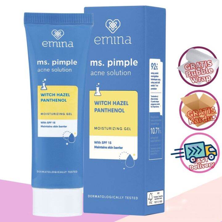 EMINA Ms.Pimple Acne Solution Moisturizing Gel 20ml | Lazada Indonesia