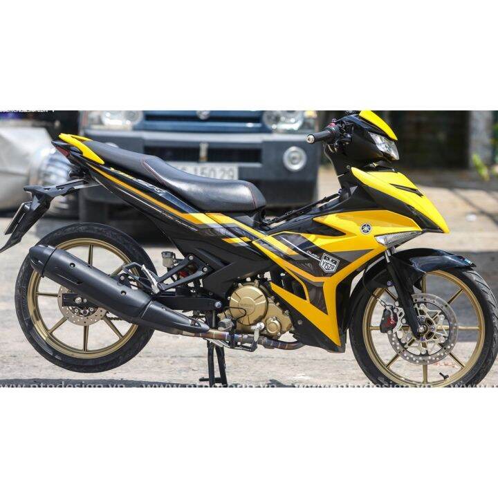 Tem Rời Dán Xe Exciter 150 Mẫu Y15ZR 2022 Zin Malaysia Vàng Đen Cực Hot, Hàng 3 Lớp Chất Lượng ...
