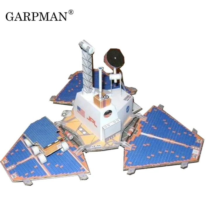 Mars Pathfinder + Martian Rover 3D Paper Model DIY Handmade Papercraft ...