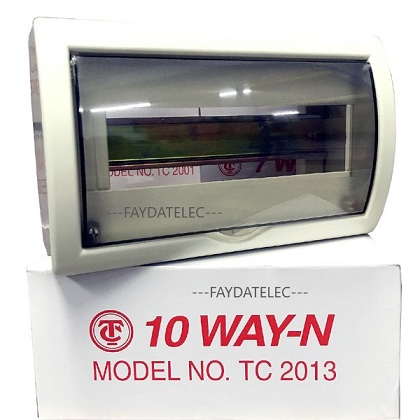 TC 10WAY PVC DB BOX / MCB BOX | Lazada
