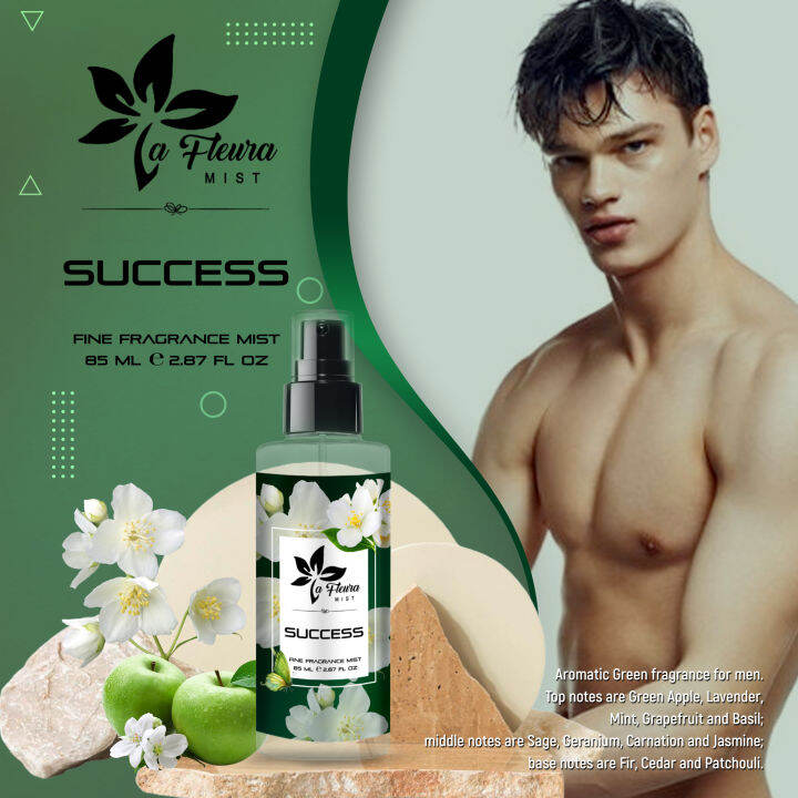 La Fleura Mist SUCCESS INSPIRED BY HUG0 B0SS 85mL | Lazada PH