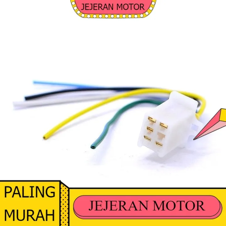 SOKET CDI GRAND supra x125 karisma 5pin 5 terminal socket female ...