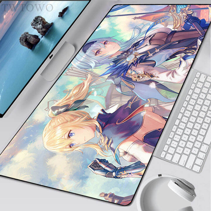 'CW】Mousepad Home Custom keyboard pad Desk Mats MousePads Impact Eula ...