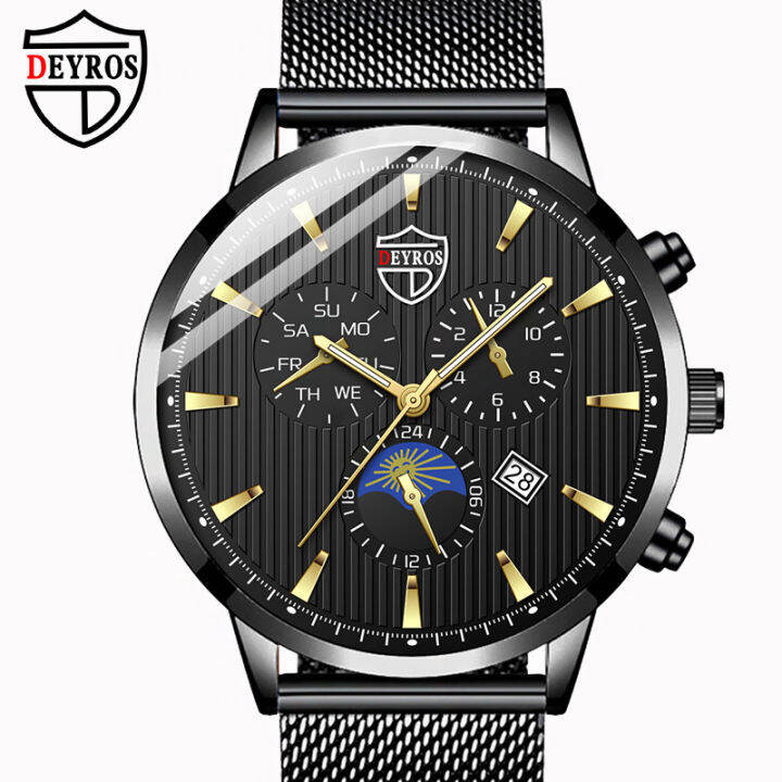 DEYROS Watch for Men Swiss New Fully Automatic Imported Movement Non ...