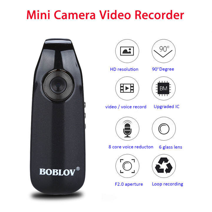 Eyoyo BOBLOV Kamera Dasbor Mini Full HD 1080P, Kamera Perekam H.264 ...