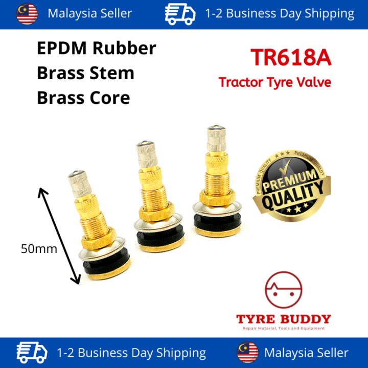 [50PCS] TR618A Tractor Tyre Valve; Agriculture; Off Road Tire; Tayar ...