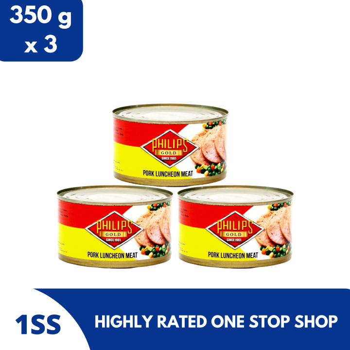 Philips Gold Pork Luncheon Meat, 350g set of 3 | Lazada PH