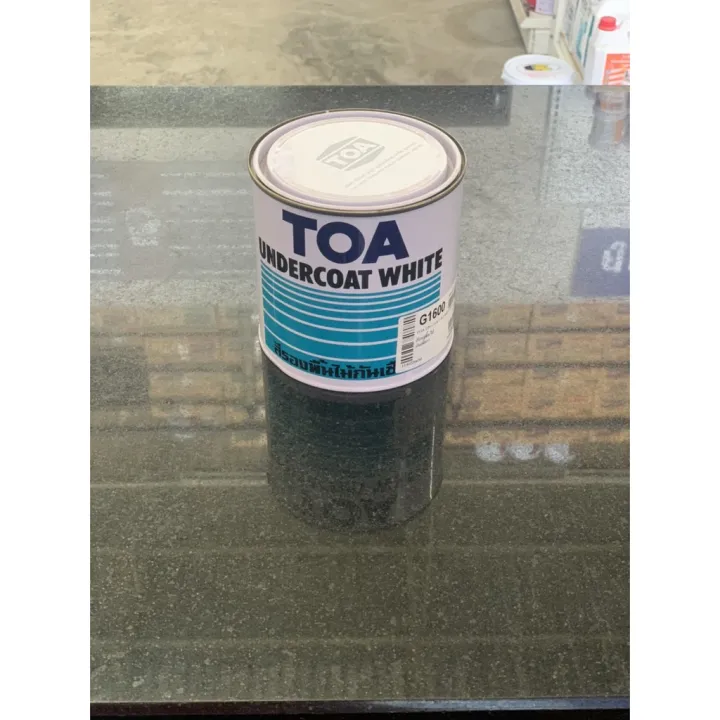( Pro+++ ) สีรองพื้นไม้กันเชื้อรา TOA 0.946 ลิตร Undercoat White G1600 ...