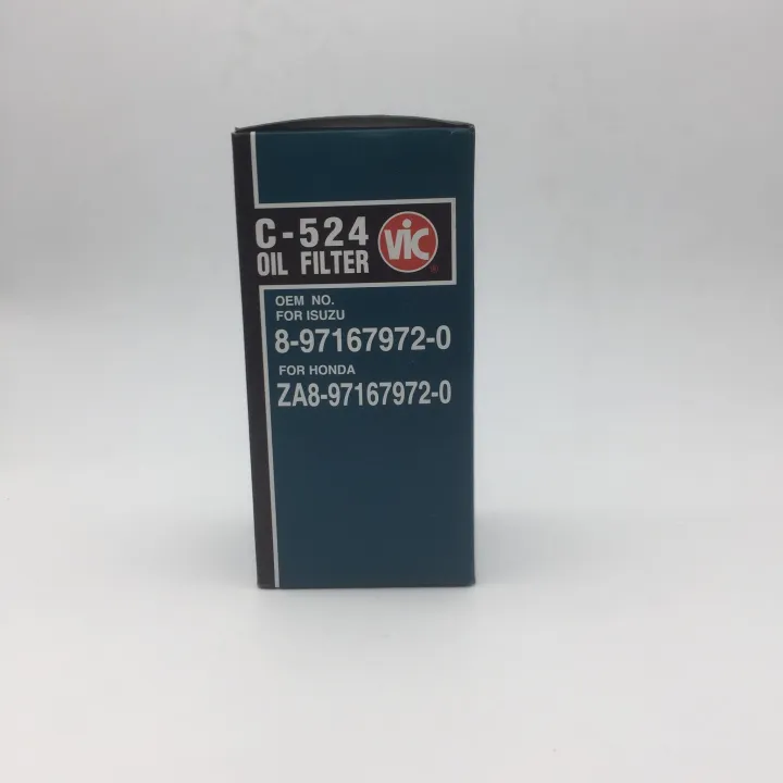 Engine Oil filter VIC C-524 Isuzu, Honda | Lazada PH