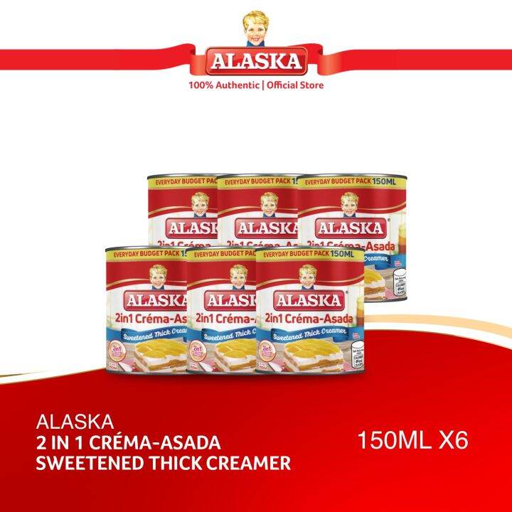 Alaska Crema-Asada 2-in-1 Sweetened Thick Creamer Everyday Sherep Pack ...
