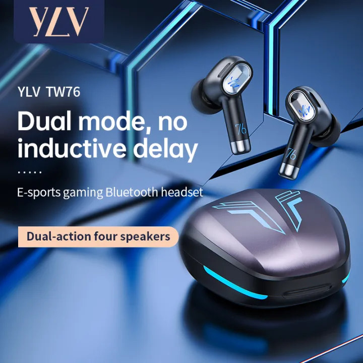 YLV เล่นเกมบลูทู ธ หูฟัง GAMEPODS Max Gaming ไร้สายบลูทู ธ หูฟังชุดหู ...