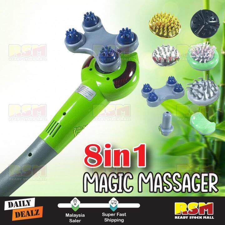 Magic Massager 8 in 1 Complete Body Spa Handheld Massage Health | Lazada