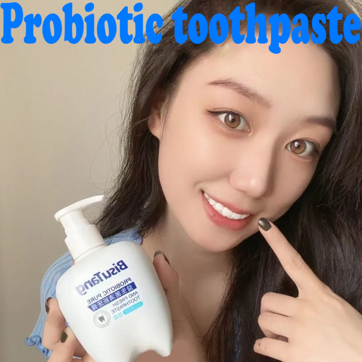 Probiotic Whitening Toothpaste Sea Salt Mint Flavor Fresh Mouth Scaling ...