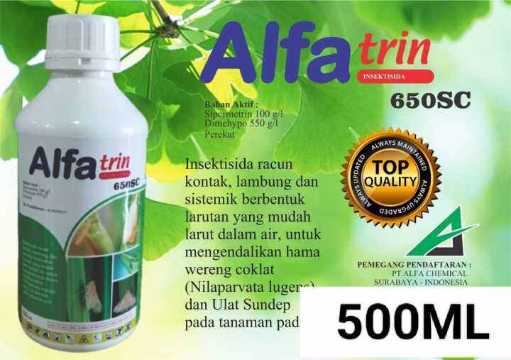 INSEKTISIDA ALFATRIN 650SC 500ML INSEKTISIDA bahan aktif SIPERMETRIN ...