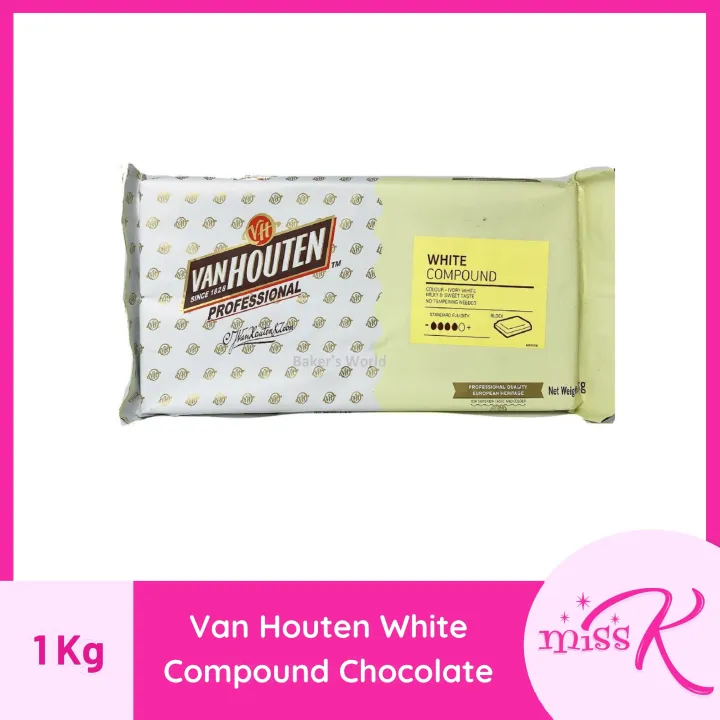 Van Houten White Compound Chocolate | 1kg | Lazada PH