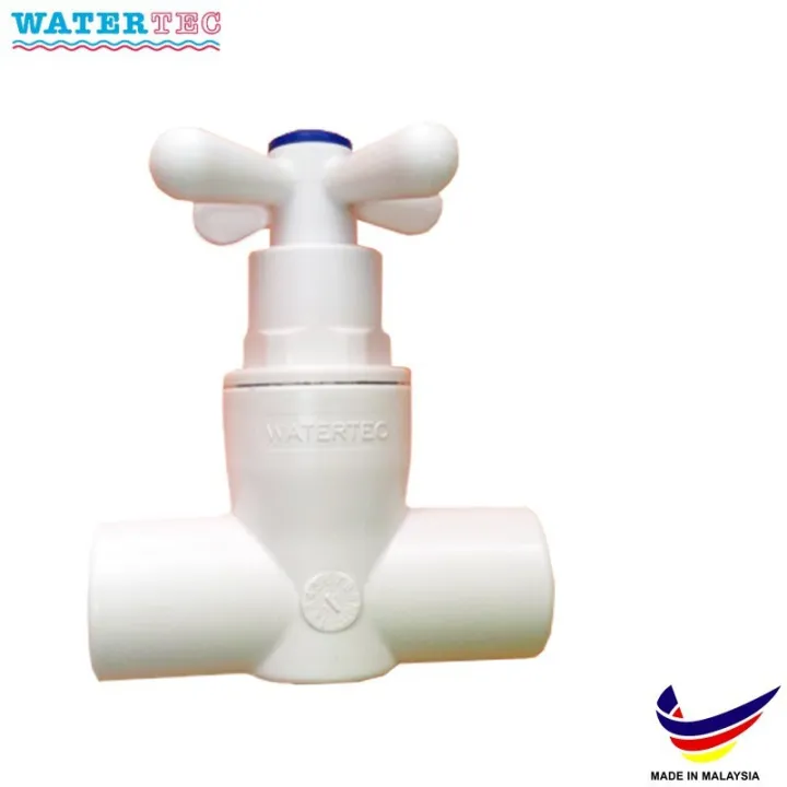 1" WATERTEC SIRIM CROSS HANDLE PVC STOPCOCK | Lazada