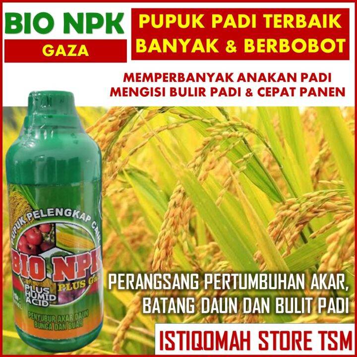 [PUPUK BAYAR DI RUMAH] Pupuk BIO NPK GAZA 500ml Obat Penyemprotan ...
