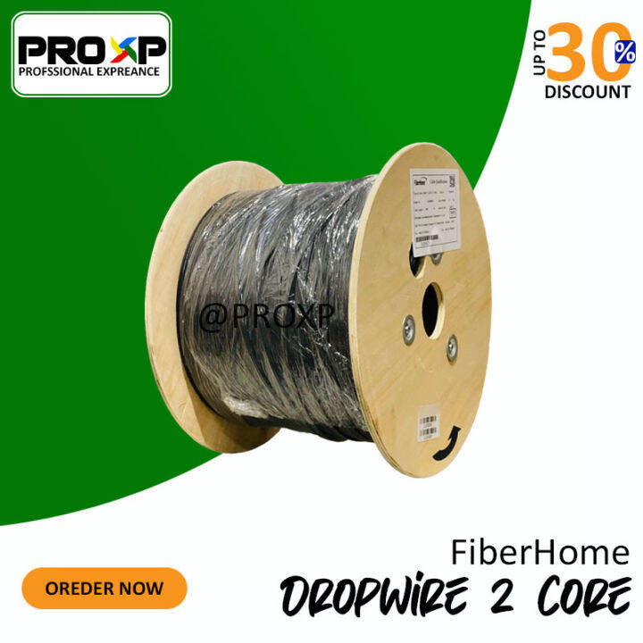 PROXP-FiberHome FO Cable Dropwire 1 Core 1km - LSZH | Lazada Indonesia