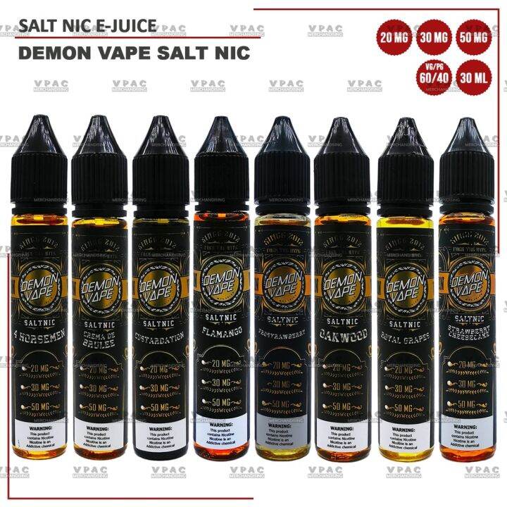 Demon Vape Salt Nic 30ML (20 MG 30 MG 50 MG) | Lazada PH