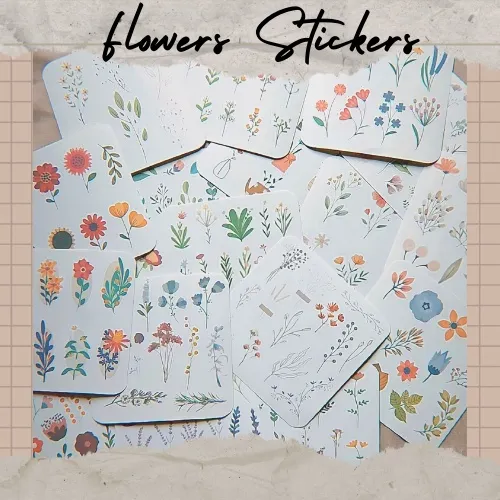 [PART 1] Flowers Sticker | stiker bunga | stiker rustic | stiker ...
