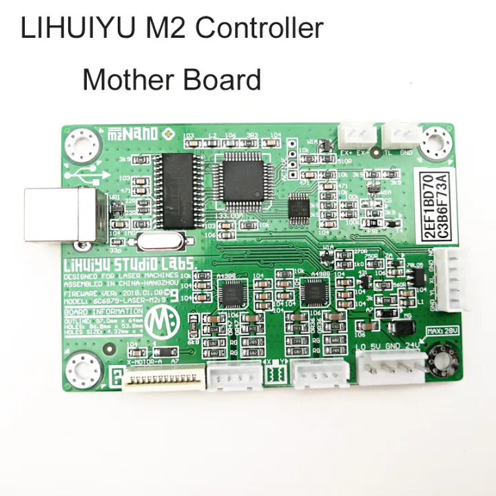1pc LIHUIYU M2 Nano Laser Controller Mother Main Board System for Co2 ...