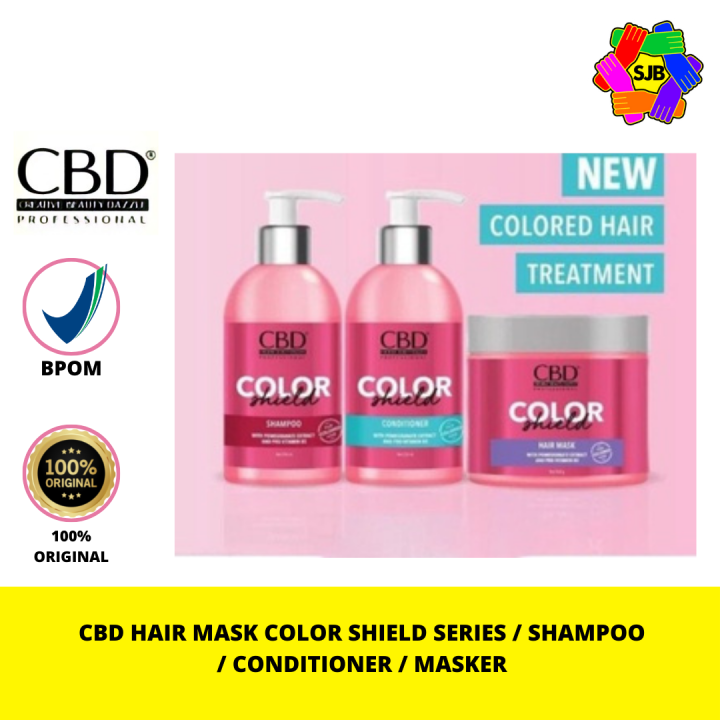 CBD HAIR MASK COLOR SHIELD SERIES / SHAMPOO / CONDITIONER / MASKER ...