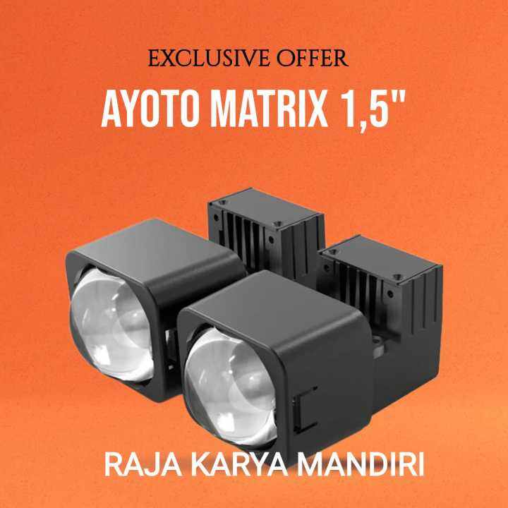 LAMPU BILED MATRIX AYOTO BL-FLAT 1.5 INCH 80WATT | Lazada Indonesia