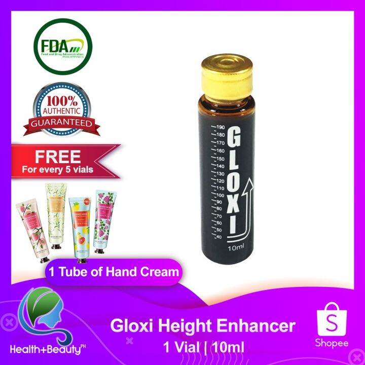 Gloxi Height Enhancer 1 VIAL 10ml with FREE for every 5 vials (FDA Approved) | Lazada PH