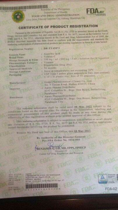 VITAREX ASCORBIC ACID FDA APPROVED | Lazada PH