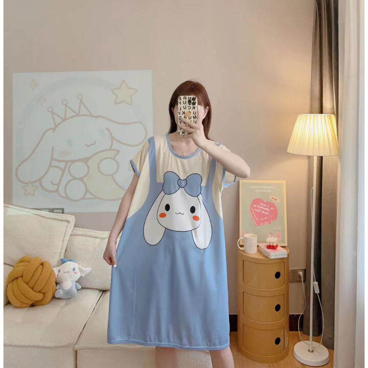 (J-008) พร้อมส่งภายใน 1 วัน ชุดนอน ลายการ์ตูนชุดสูทแขนสั้นกางเกงขาสั้น ...