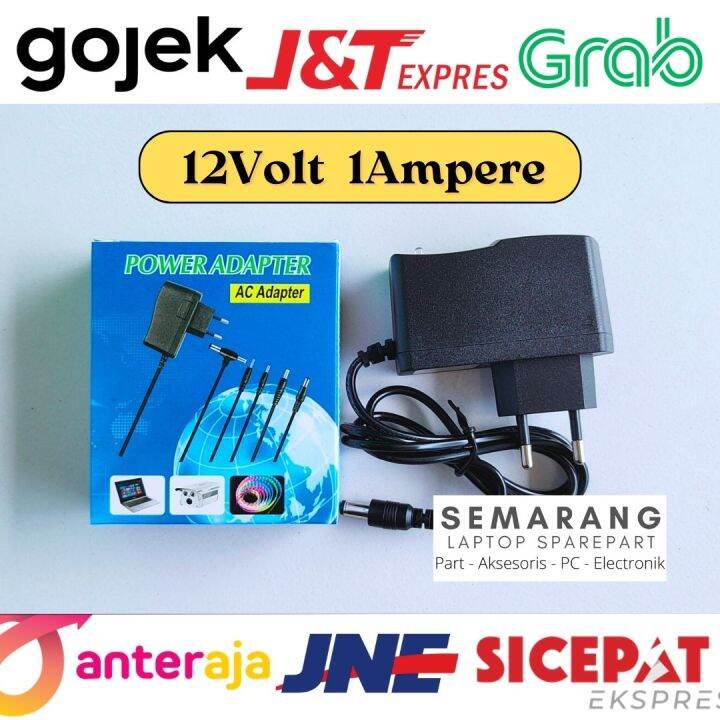 ADAPTOR 12V 1A Power Adapter Stb Cctv Router Modem Wifi Universal 12Volt Tv Box | Lazada Indonesia