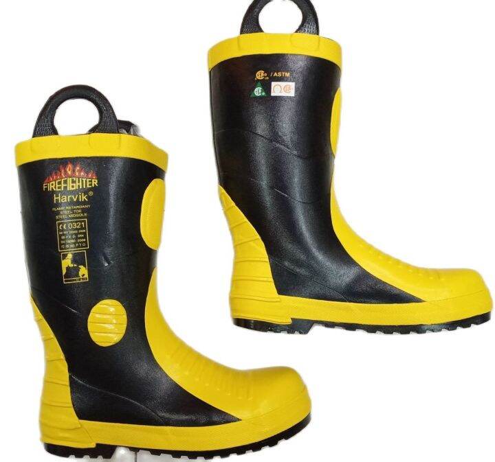 FIREMAN BOOTS FIRE PROTECTION STEEL TOE BOOTS | Lazada PH