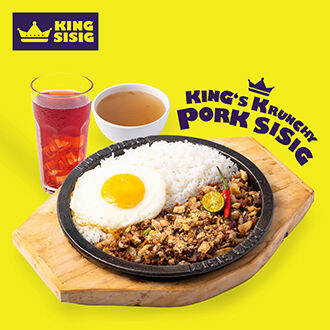 King's Krunchy Pork Sisig Busog Meal (e-voucher) | Lazada PH