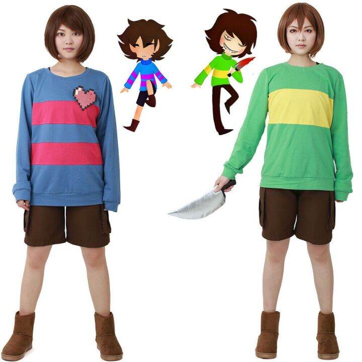 2023 HOT Anime Game Undertale Chara Frisk Cosplay Costume Necklace High ...
