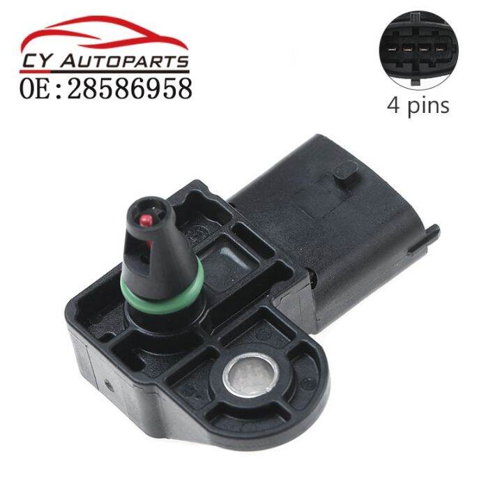 ใหม่เซ็นเซอร์แผนที่เซ็นเซอร์ความดันอากาศเข้าสำหรับเชฟโรเลต 28586958 ...