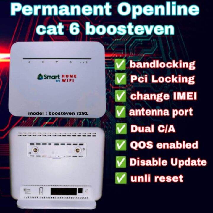 PLDT/SMART HOME PREPAID WIFI CAT 6 BOOSTEVEN (Fast Delivery ) | Lazada PH