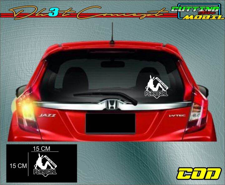 Stiker Kaca Belakang Mobil Cutting Sticker Logo Sexy on Road Prestige ...