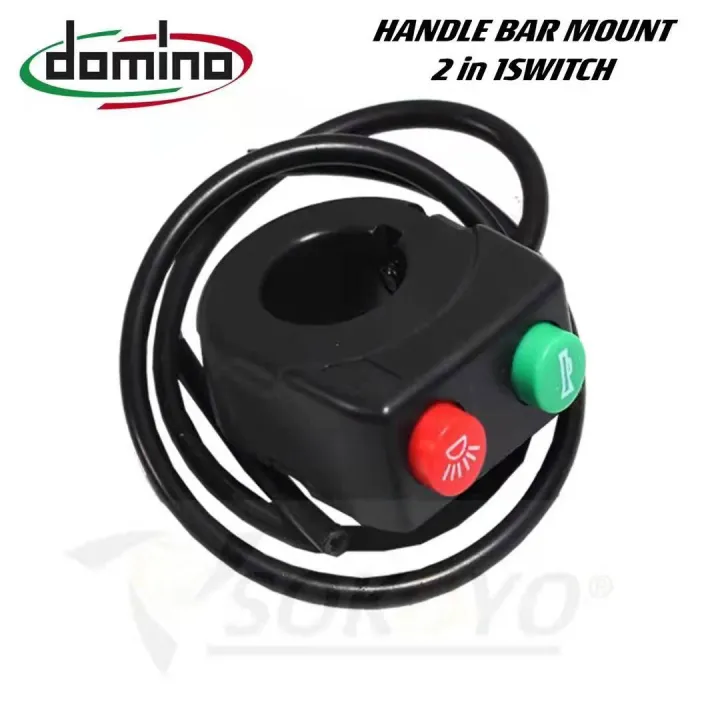 1 pc Universal Domino 2 in 1 Handle Switch Headlight and Horn Handle ...