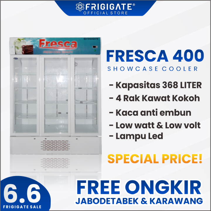 SHOWCASE BESAR 3 PINTU FRIGIGATE 1000L | FRESCA 1000 | Lazada Indonesia
